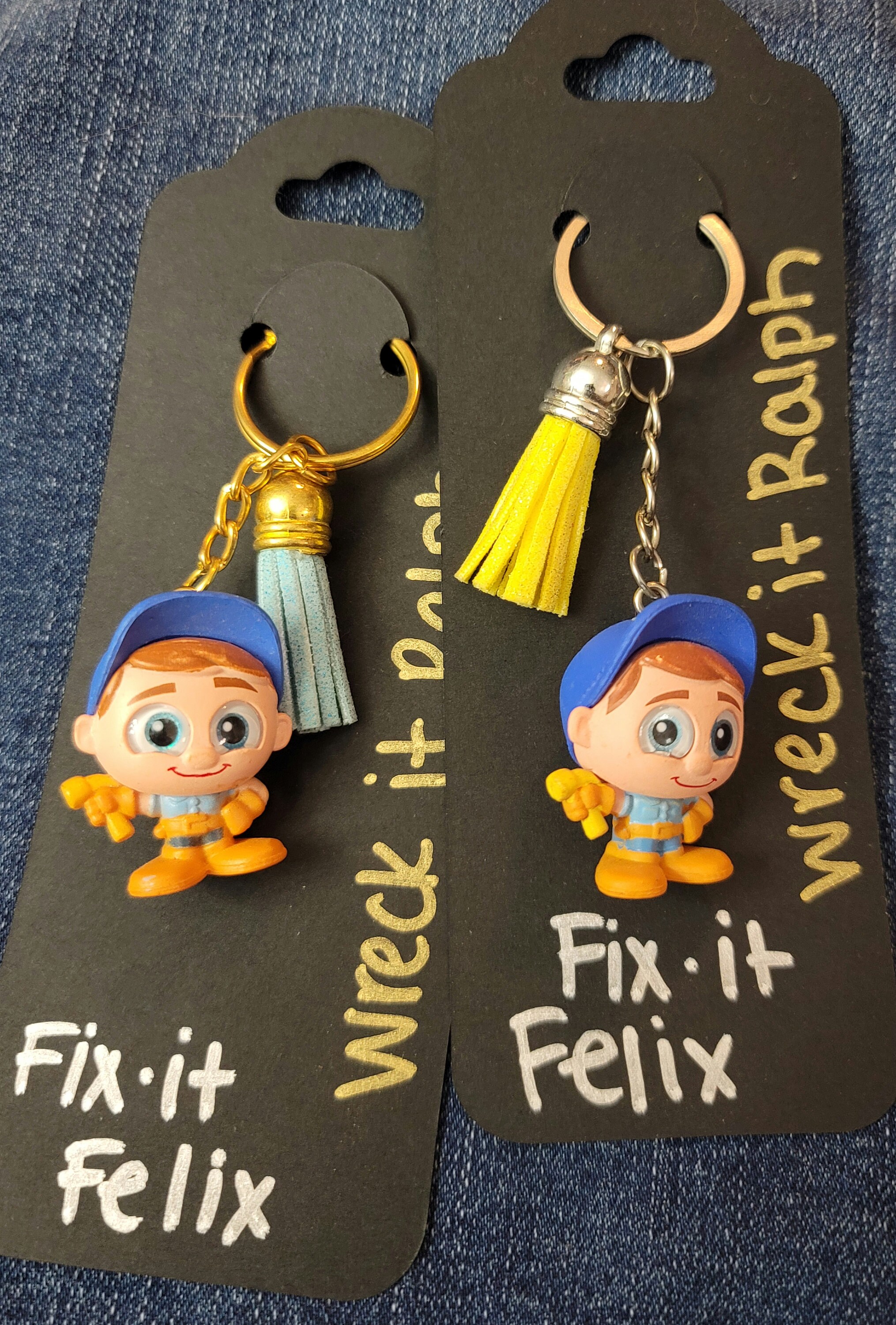 Wreck It Ralph Disney Keychains - Etsy