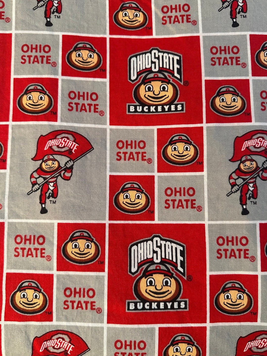 Ohio State University Logos in Boxes Handmade 18x18 Pillow - OSU ...