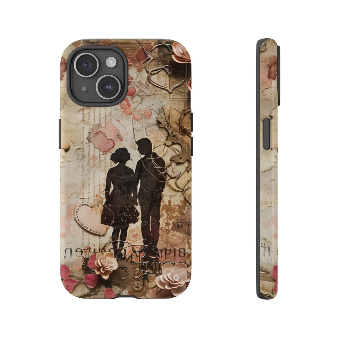 Vintage Romantic Love Phone Case, Unique Phone Case, Aesthetic Phone ...