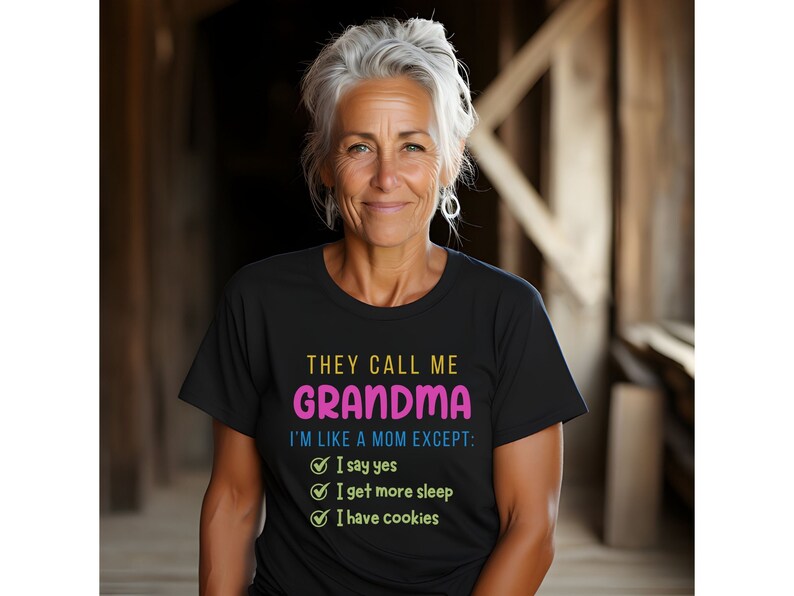 Custom Funny Grandma T-shirt Unique Personalized Gift for Grandmas, Grannies, Nans, Gigi Fun ...