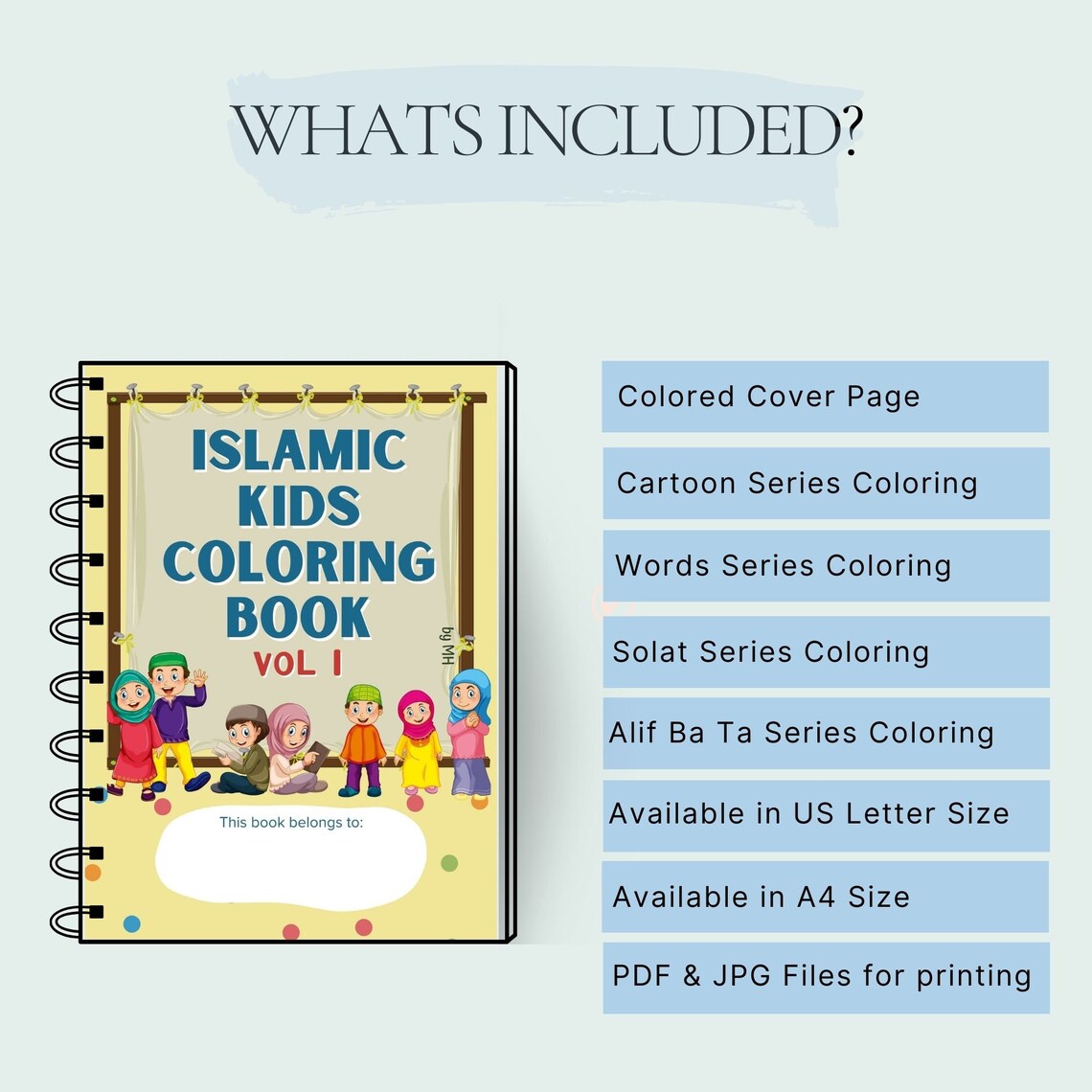100 Printable Islamic Colouring Pages, Islamic Activity Book, Islamic ...