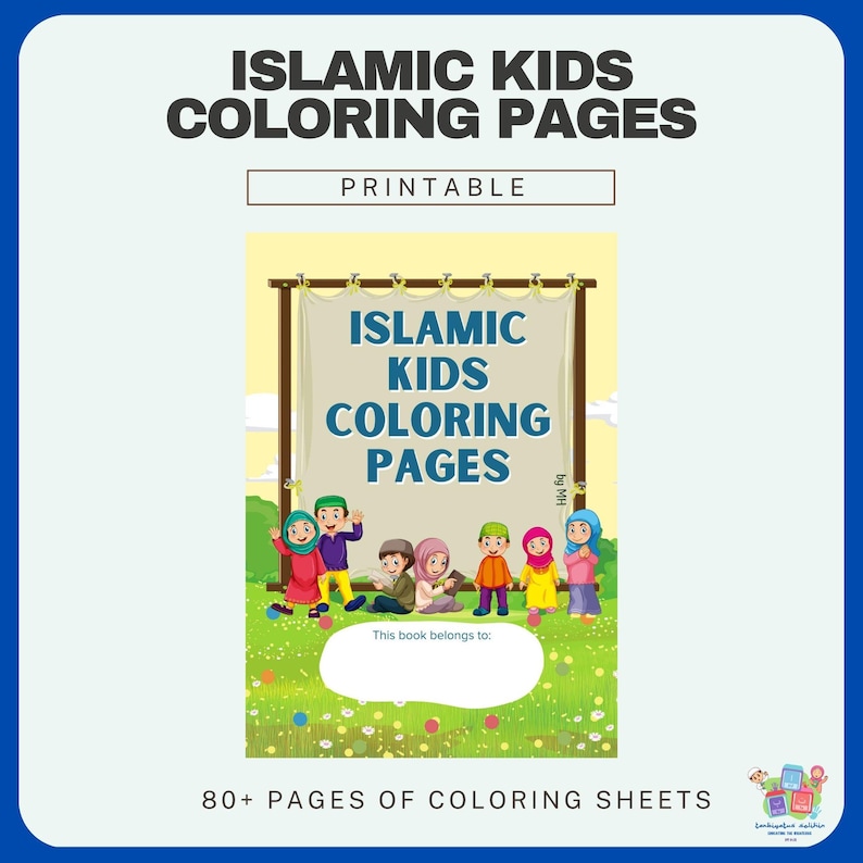 100 Printable Islamic Colouring Pages, Islamic Activity Book, Islamic ...
