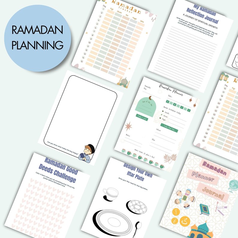 Ramadan Activity Pages Printable, Eid Activity Book, Ramadan Printable ...