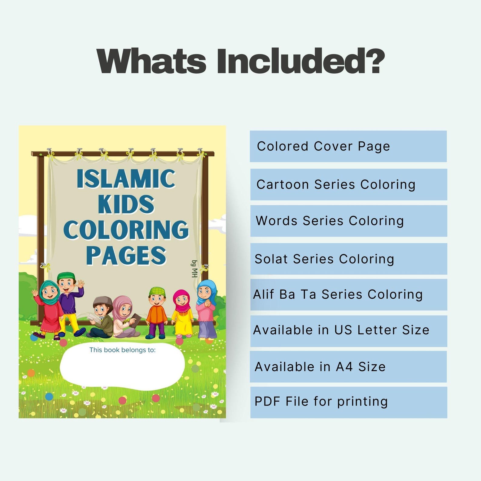 100 Printable Islamic Colouring Pages, Islamic Activity Book, Islamic ...