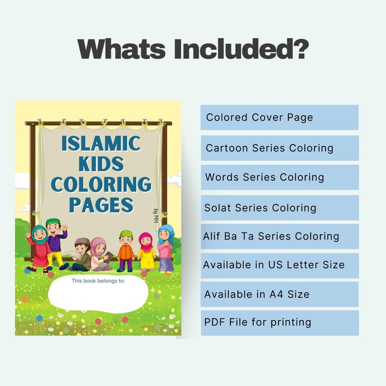 100 Printable Islamic Colouring Pages, Islamic Activity Book, Islamic ...