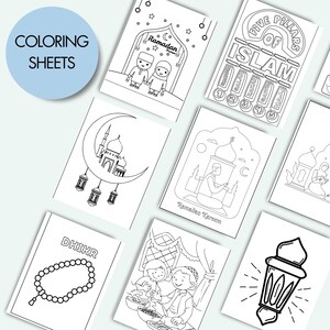 Ramadan Activity Pages Printable, Eid Activity Book, Ramadan Printable ...