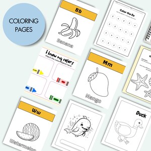 Kids Busy Book Bundle, Kids Activity Pack, Printable Activity Sheets ...