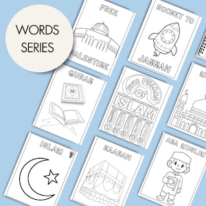 100 Printable Islamic Colouring Pages, Islamic Activity Book, Islamic ...