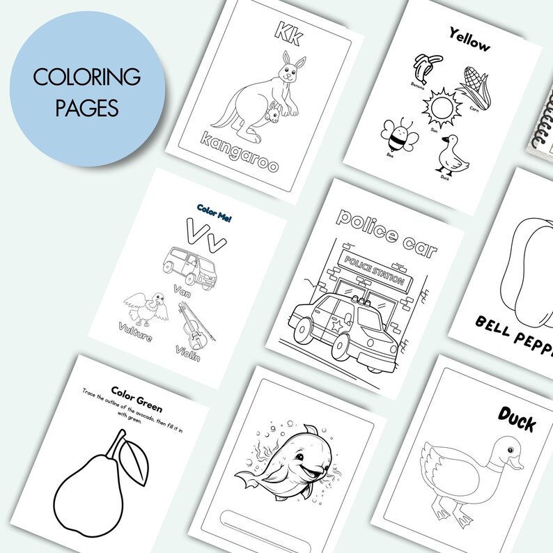 Kids Activity Pack Bundle, Kids Activity Pack, Printable Activity ...