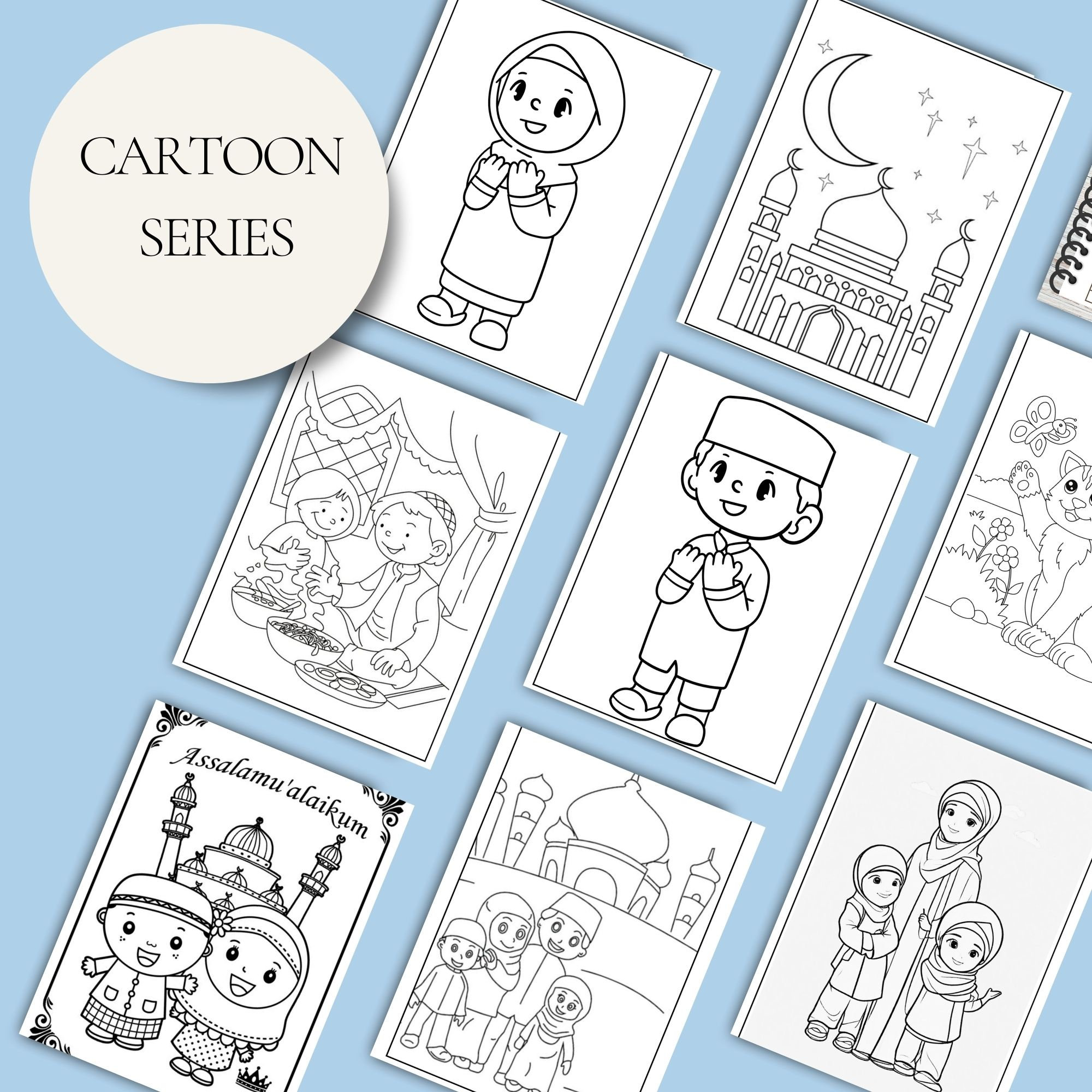 100 Printable Islamic Colouring Pages Islamic Activity Book - Etsy ...