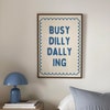 Born to Dilly Dally Forced to Work Print | Fun Office Print in Pink and ...