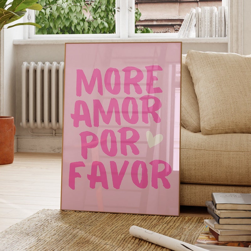 More amore por favor poster - Etsy.de