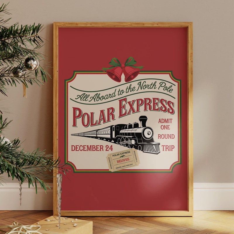 Polar Express Decorations - Etsy