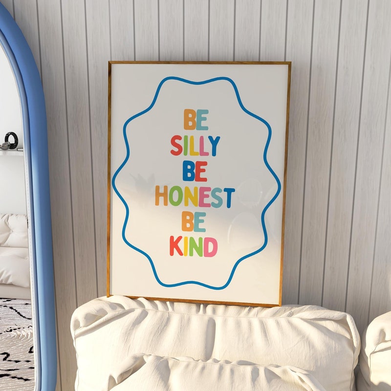 Be Silly Be Honest - Etsy
