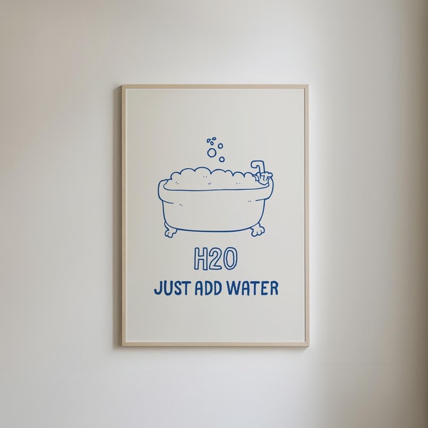 H2o Just Add Water Poster - Etsy