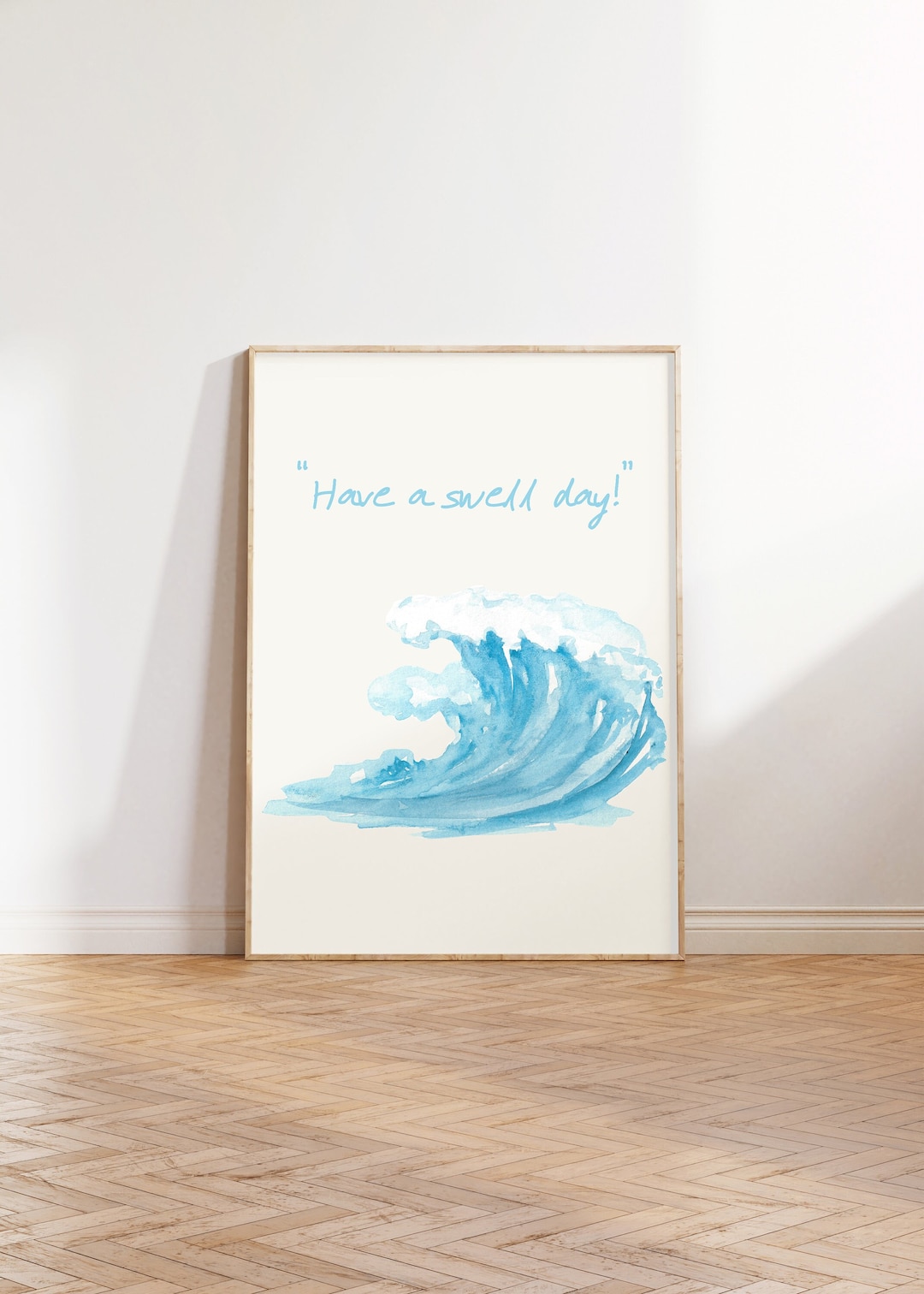 Have a Swell Day Print, Surfing Quote Poster, Trendy Coastal Print ...