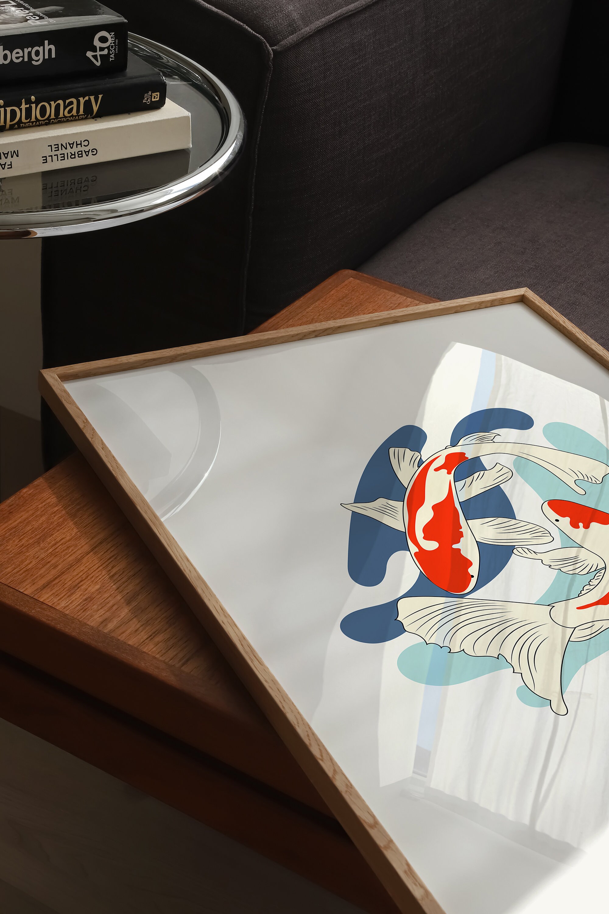 Koi Fish Print, Koi Fishes Wall Art, Printable Japanese Wall Art, Koi ...