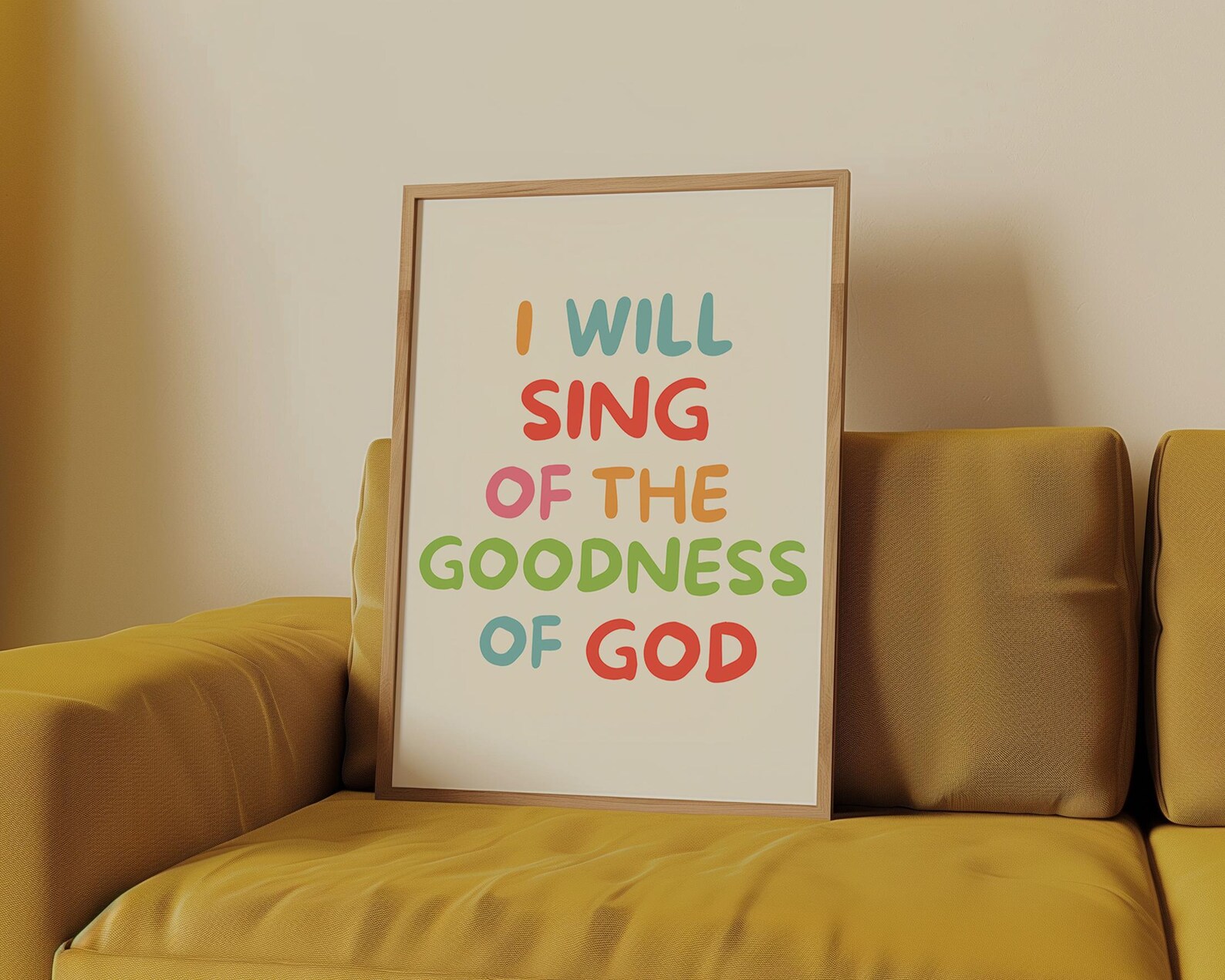 Goodness of God Scripture Print, Christian Wall Art (digital Download ...