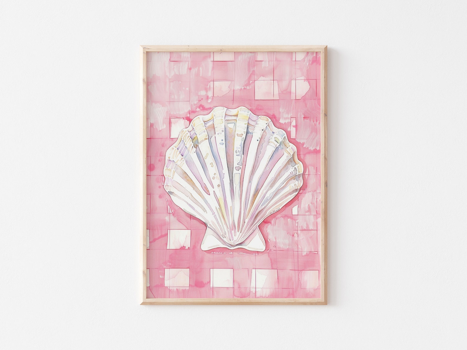 Pearl Seashell Print, Coastal Trendy Beach Decor, Modern Coastal Prints ...