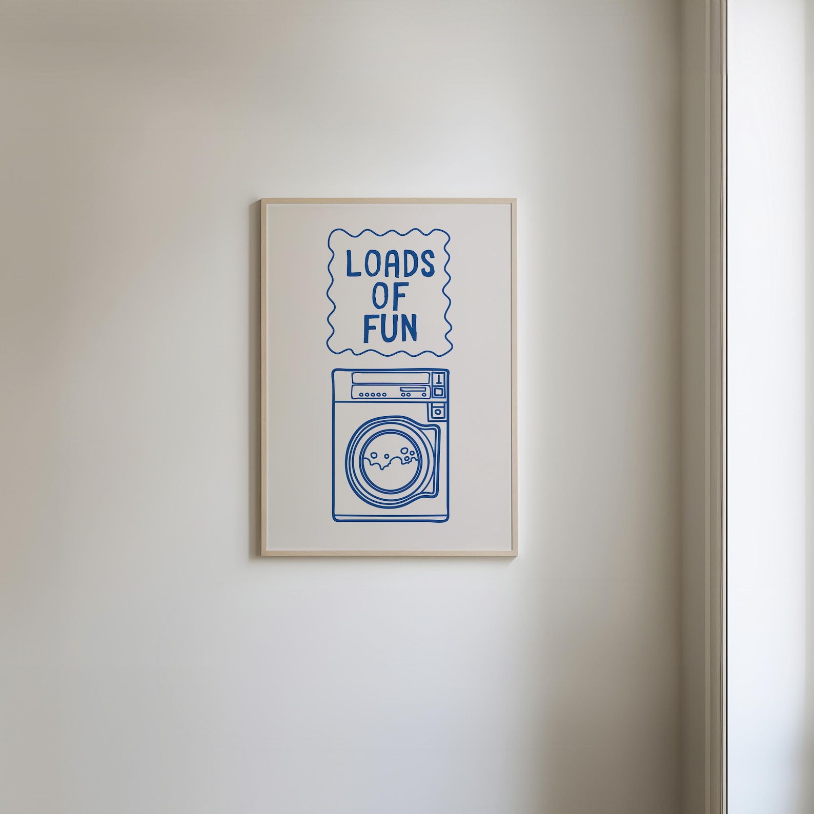 Loads of Fun Poster, Funny Laundry Print, Laundry Room Decor ...