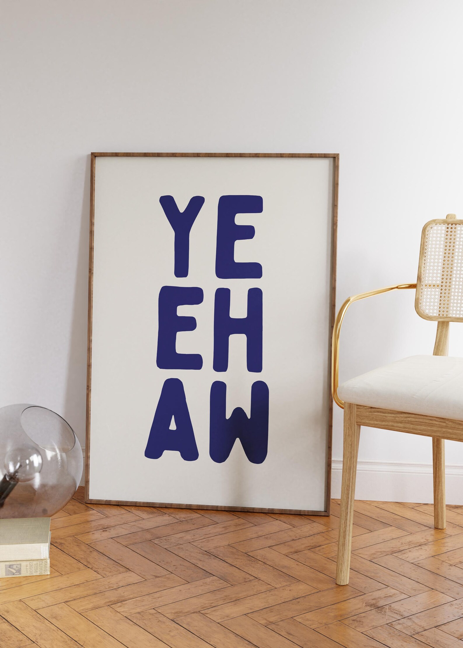 Yeehaw Poster, Western Wall Art, Cowboy Print, Western Home Decor, Wild ...