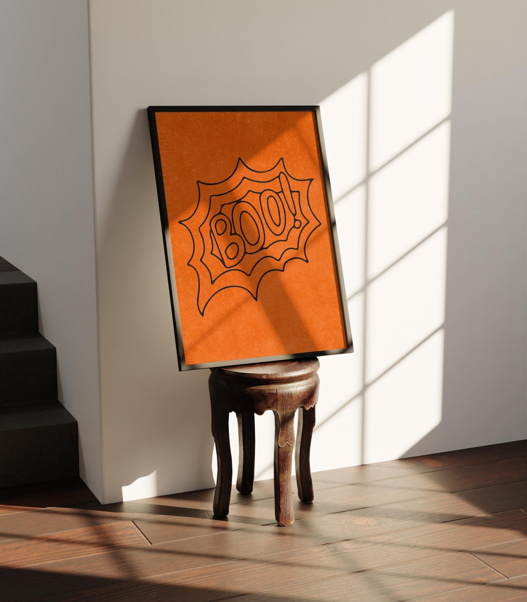 Boo Print, Halloween Prints, Halloween Printables, Orange Halloween ...
