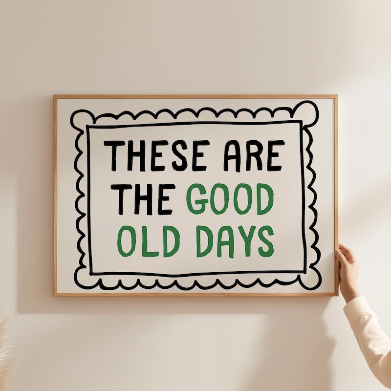 Good Old Days - Etsy