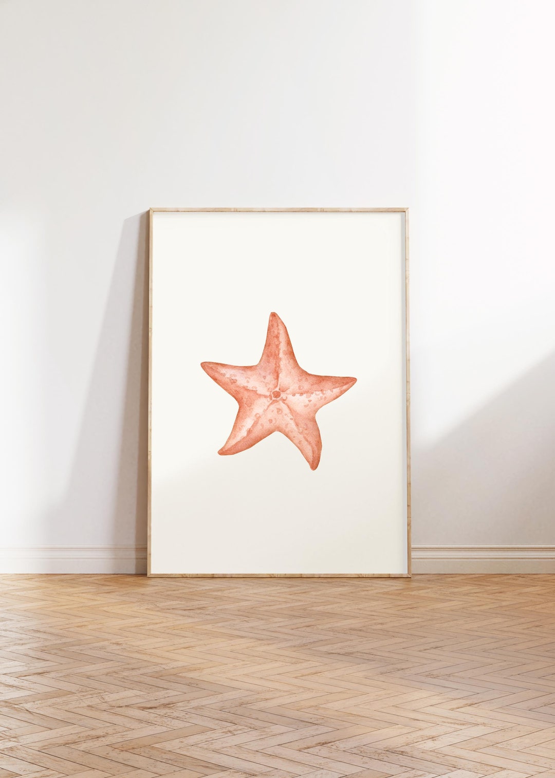 Cute Star Fish Print, Trendy Beachy Decor, Modern Coastal Prints ...