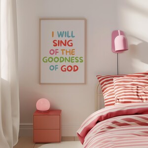 Goodness of God Print, Christian Faith, Jesus, God Poster, Scripture ...