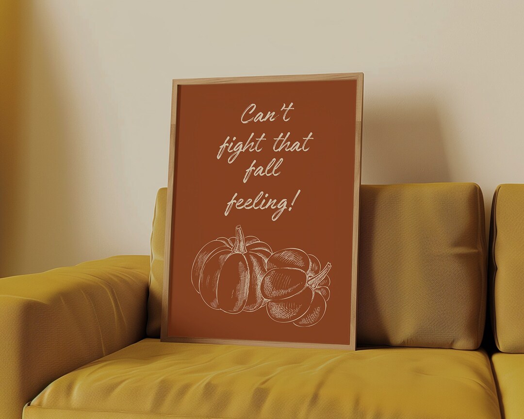 Fall Warm Tones Print, Cozy Autumn Printables Wall Art, Fall Quote ...