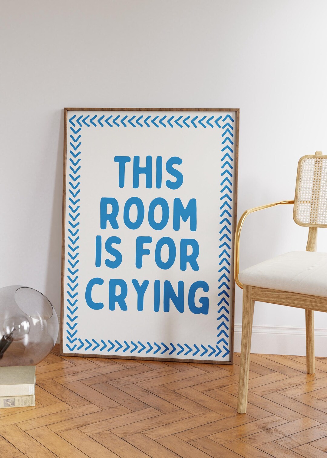 This Room is for Crying, Funny Mental Health Print, Cool Bedroom Decor ...