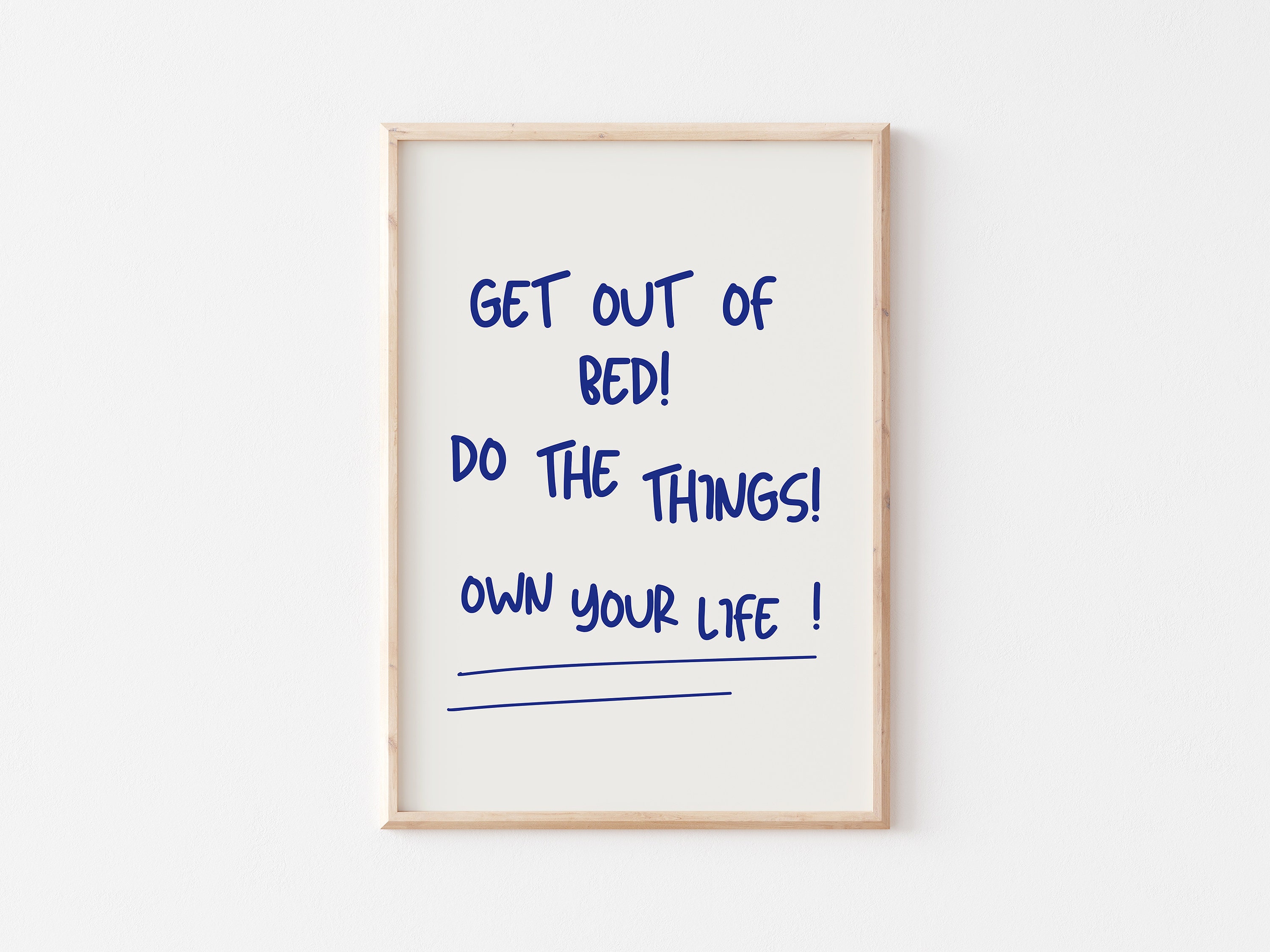 Retro Wall Art, Quote Art Print, Trendy Wall Art, Bedroon Wall Decor ...
