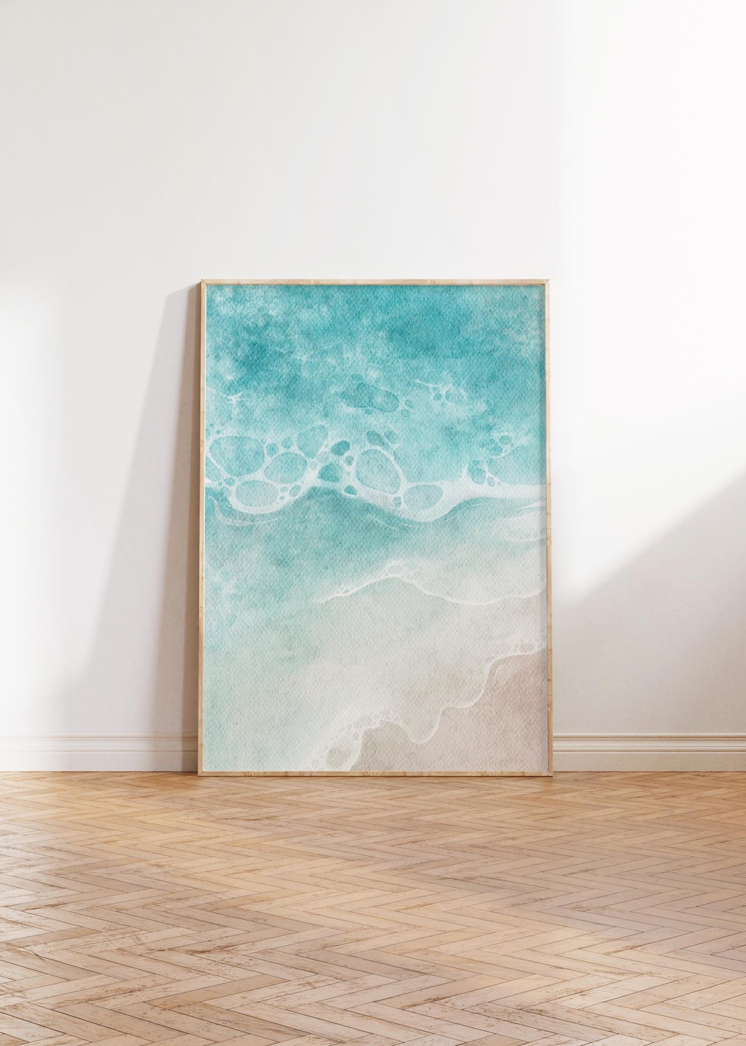 Muted Beach Print, Minimalist Coastal Wall Art, Neutral Summer Wall Art ...