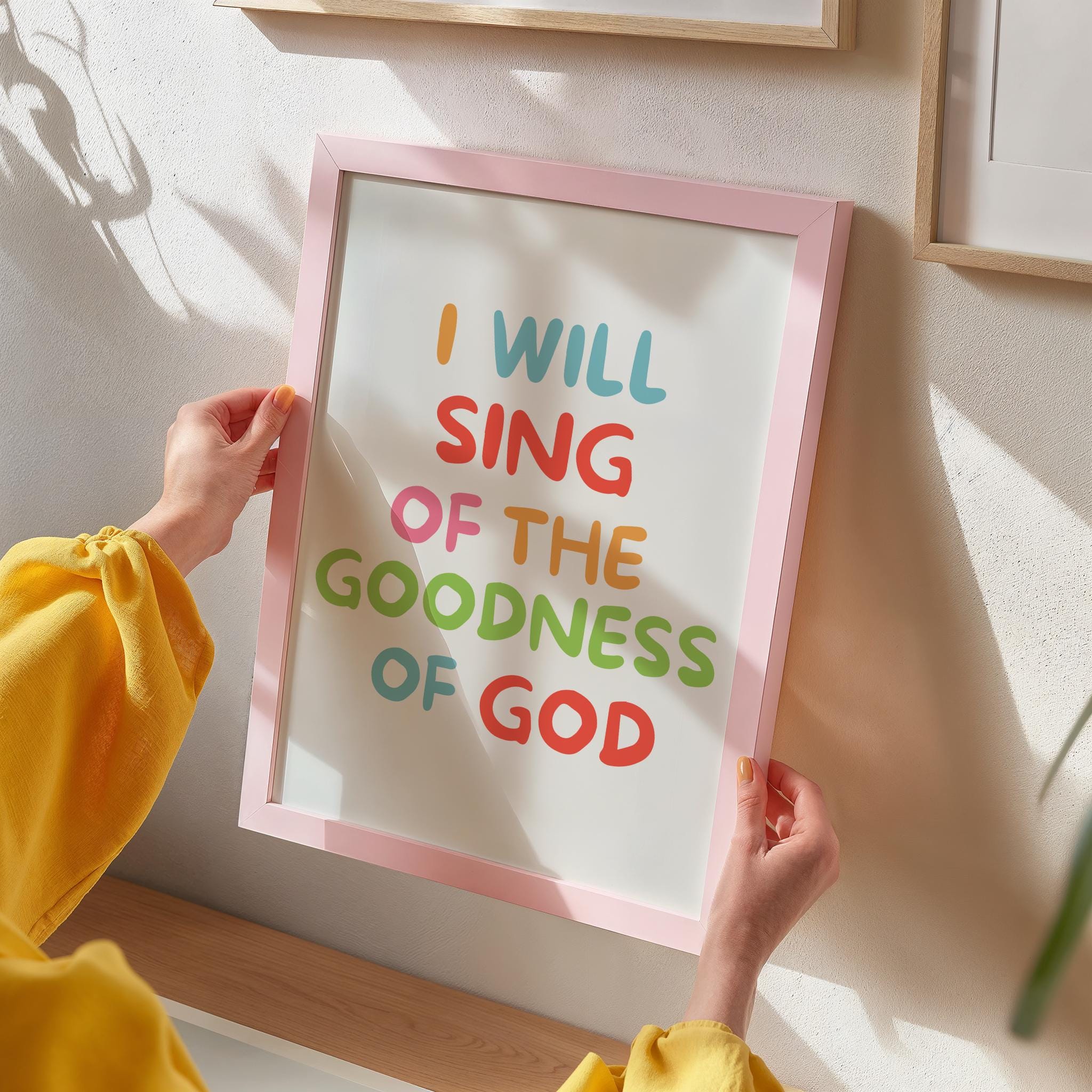 Goodness of God Scripture Print, Christian Wall Art (digital Download ...