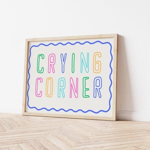 Crying Corner • Girly Wall Art Prints • Trendy Wall Art • Cute ...