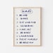 Retro Wall Art House Rules Art Print Trendy Printable Wall - Etsy