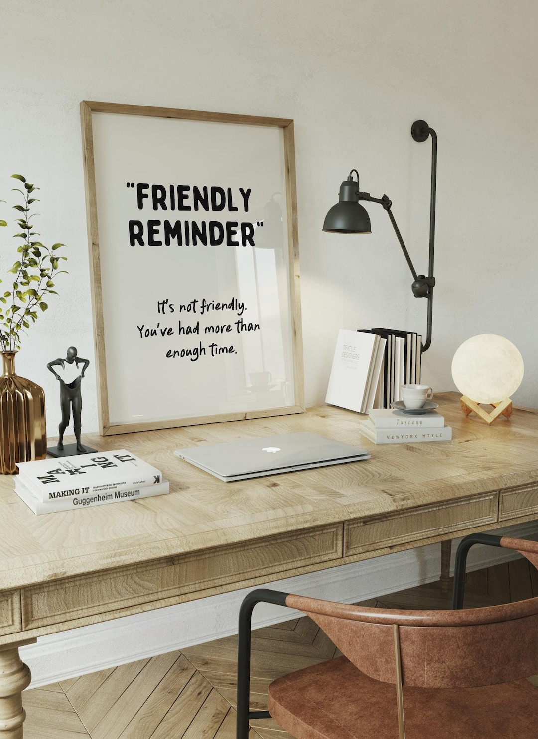 Quirky Prints, Funny Neutral Desk Decor, Office Decor, Sarcastic Home ...