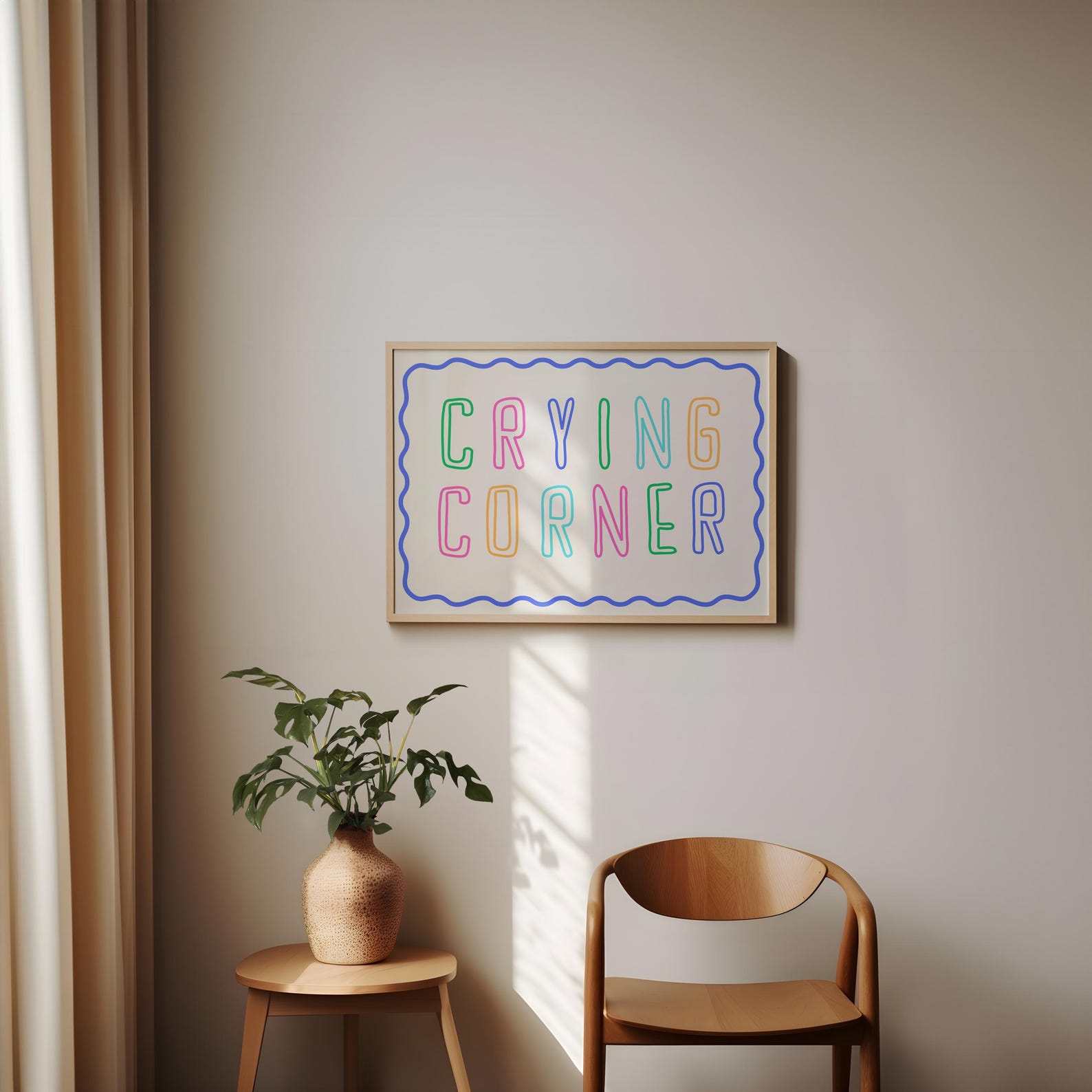 Crying Corner • Girly Wall Art Prints • Trendy Wall Art • Cute ...