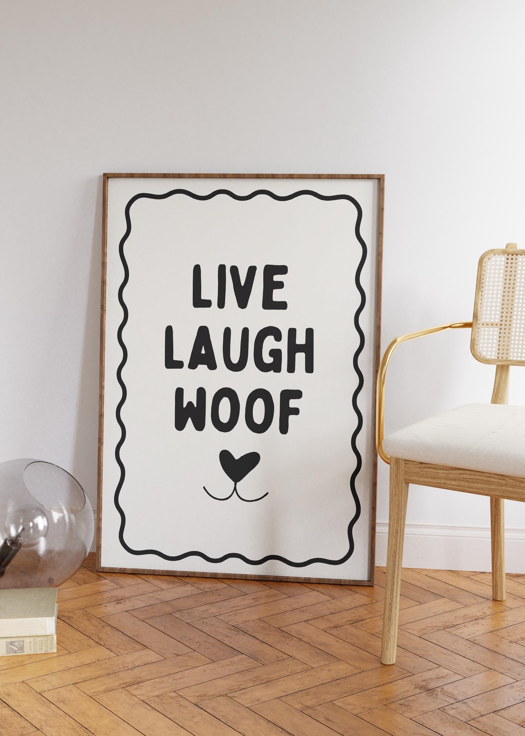 Funny Dog Quote Poster, Typography Poster, Dog Lover Gift, Funny Dog ...