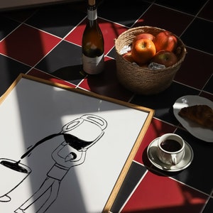 La Barista Print, Cute Coffee Poster, Funny Barista Wall Art ...