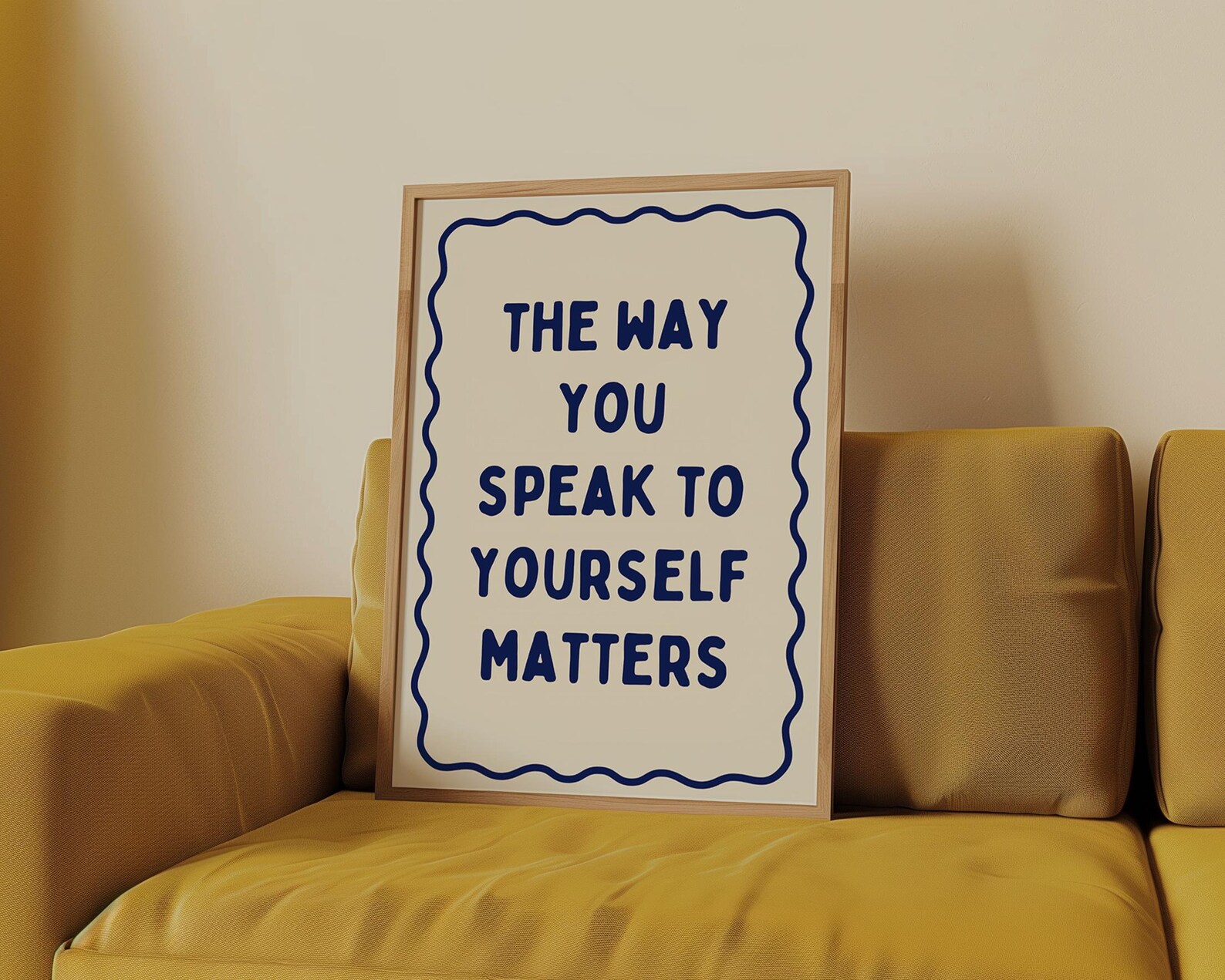 The Way You Speak to Yourself Matters Print, Typography Prints, Mental ...