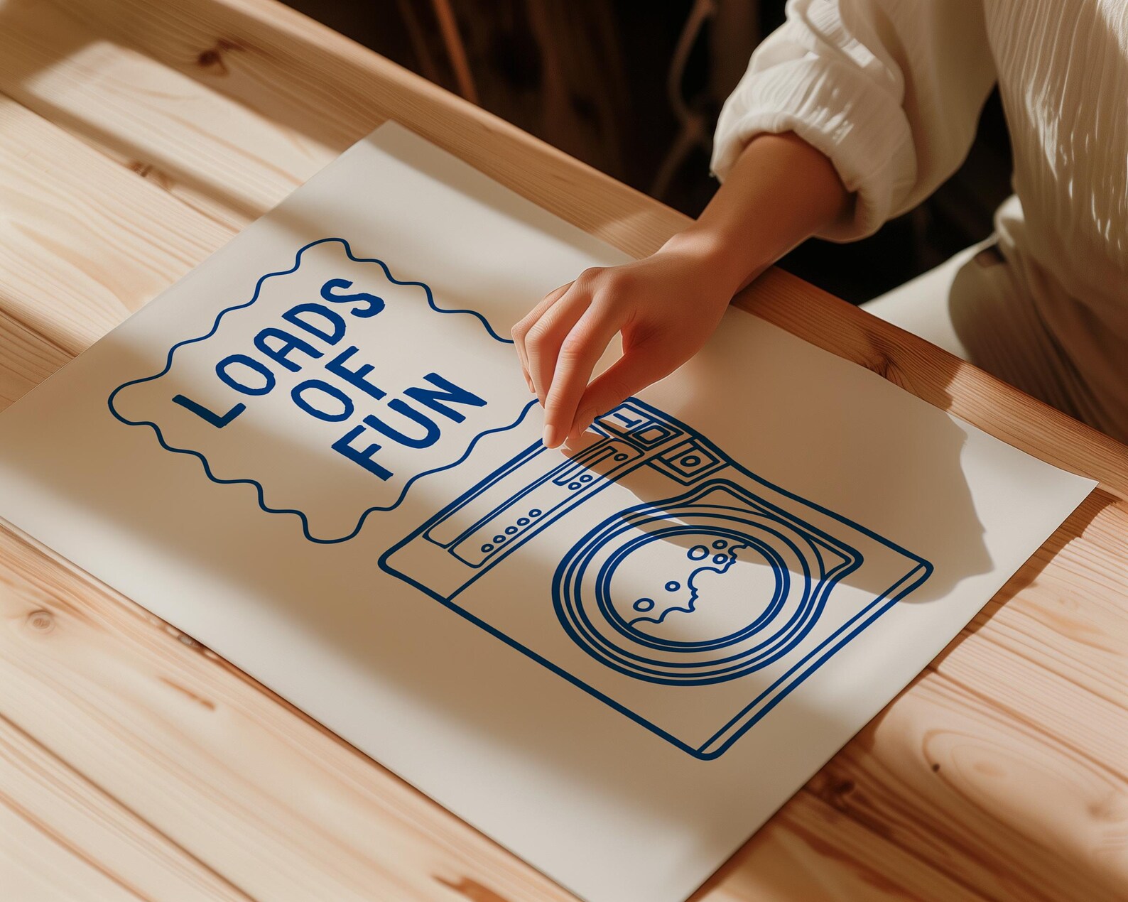 Loads of Fun Poster, Funny Laundry Print, Laundry Room Decor ...