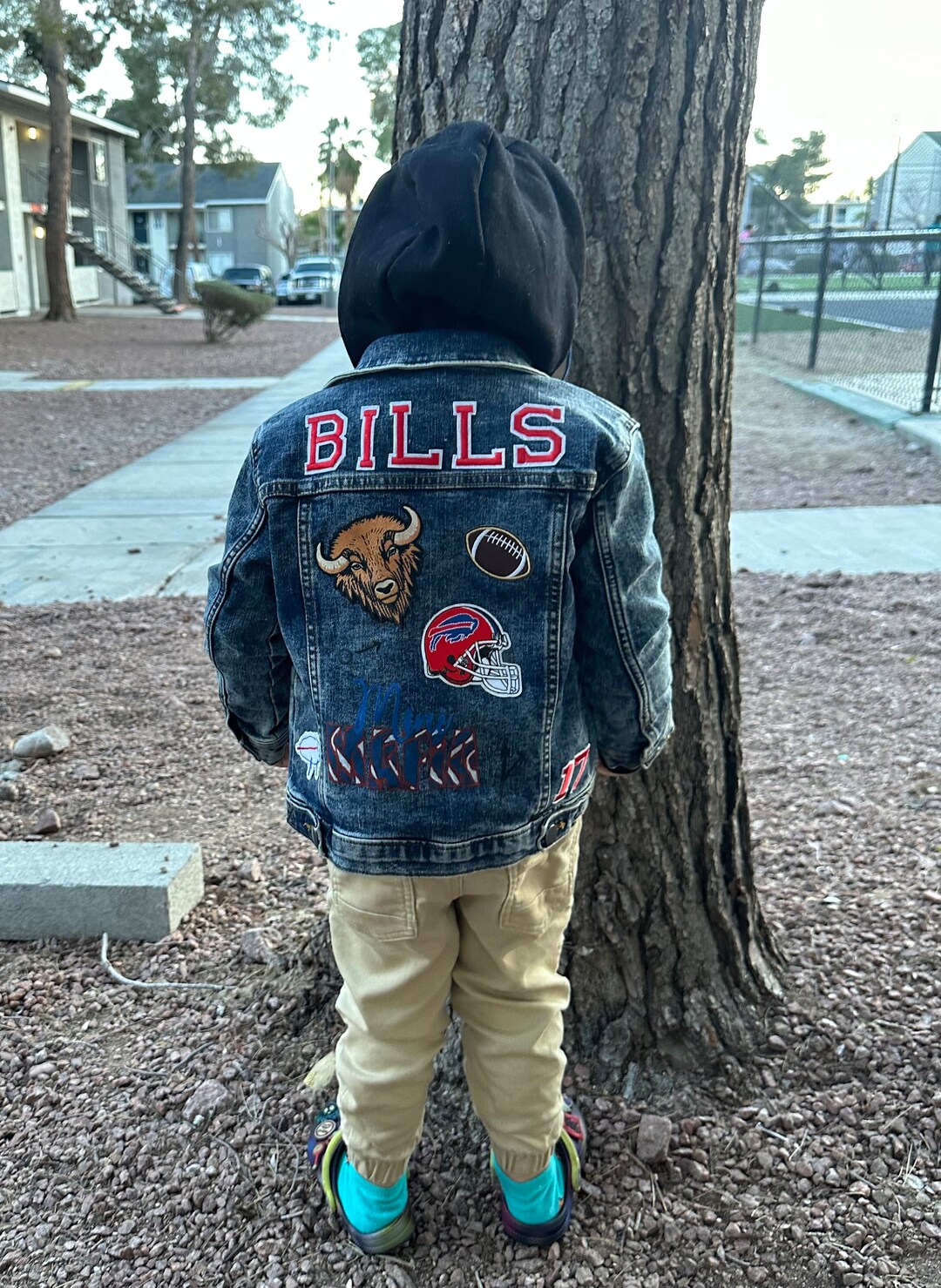 Custom AFC Football Team Jean Patch Jacket - Etsy