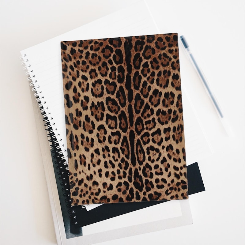 Leopard Travel Journal - Etsy