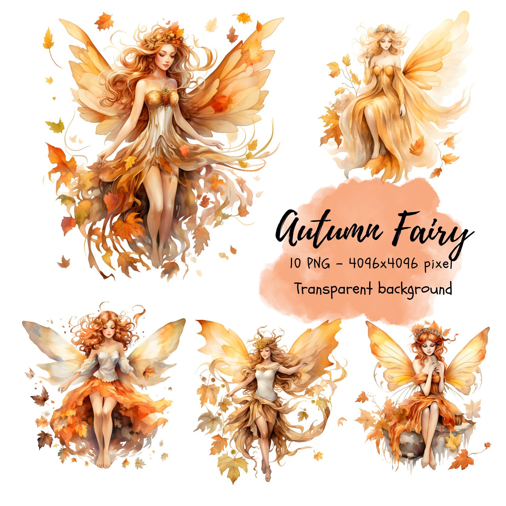 Autumn Fairy Clipart