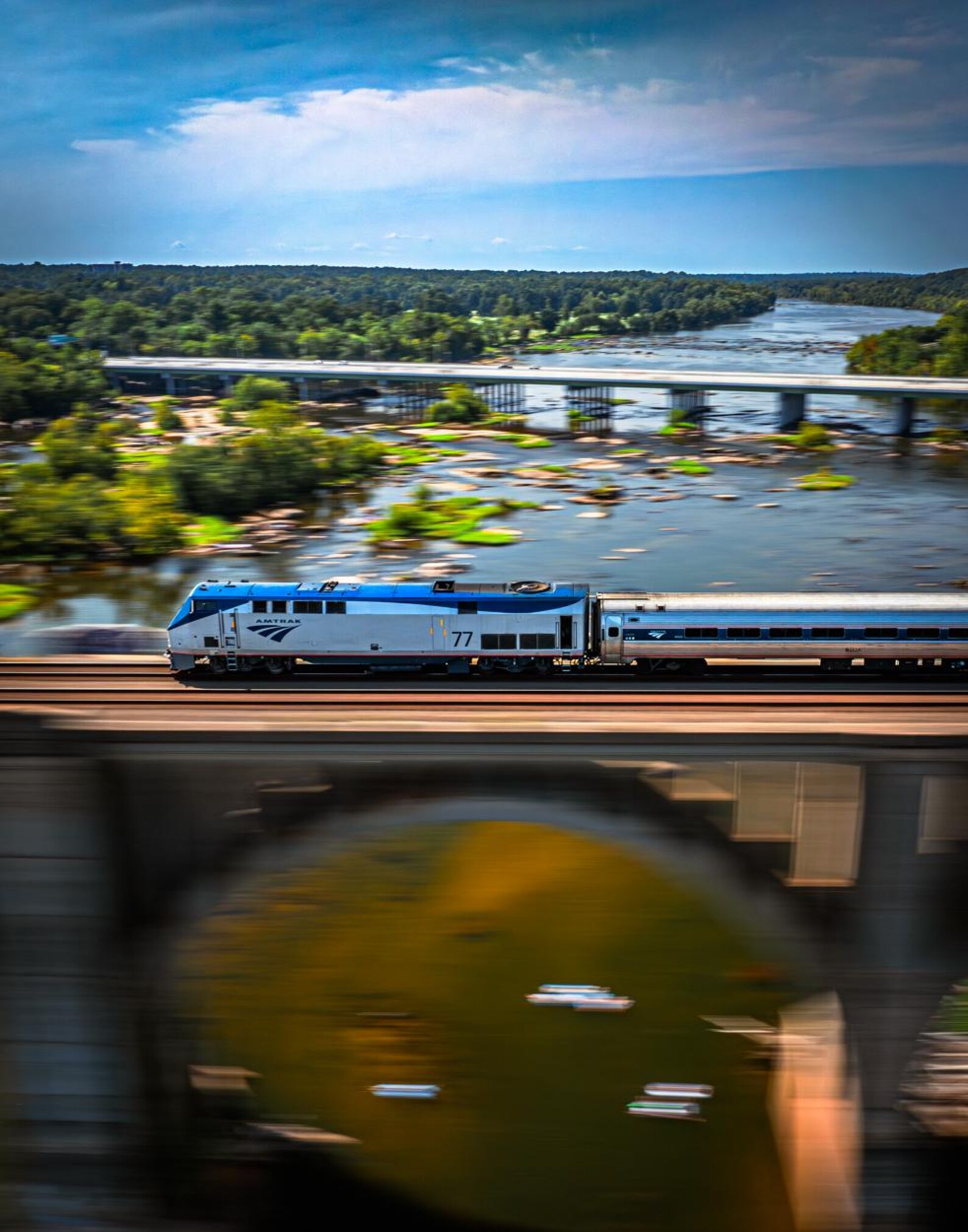 Amtrak Train Richmond RVA Virginia Photo Print Wall Art - Etsy
