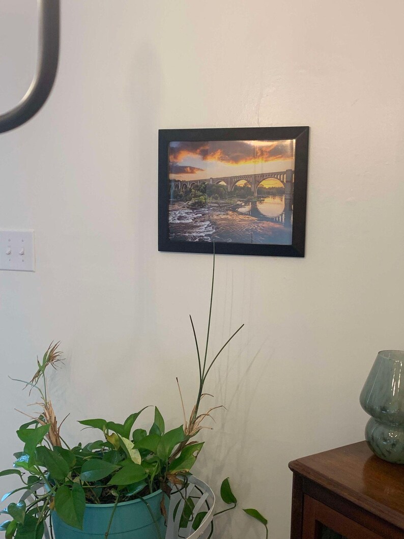 Richmond CSX A-line Bridge at Sunset RVA Photo Print Wall Art - Etsy