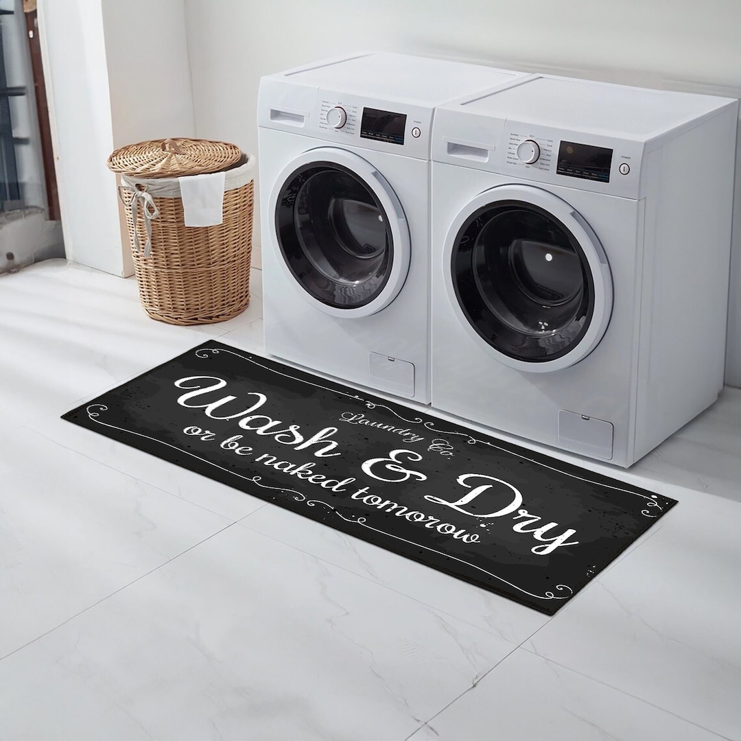 Non-slip Laundry Room Rug,laundry Room Decor,area Rug,decorative ...