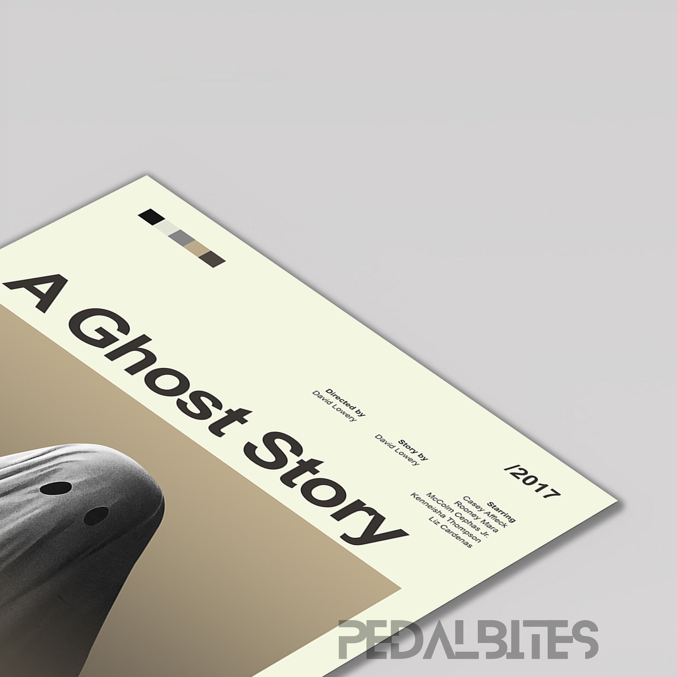 A Ghost Story Poster Mid Century Modern Vertical Movie - Etsy