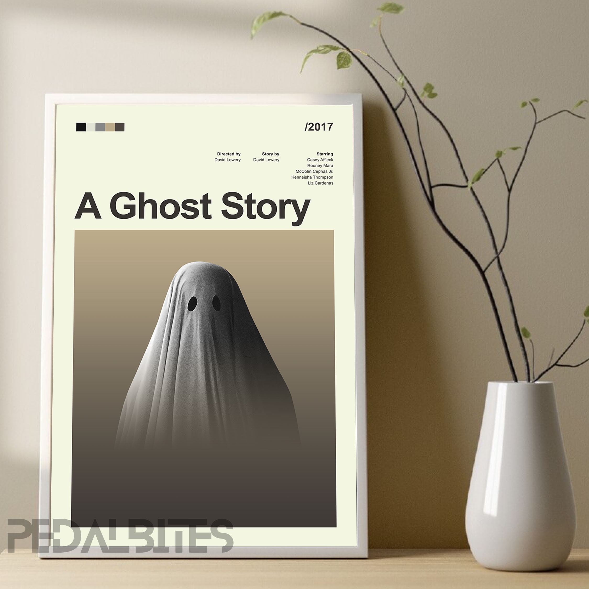 A Ghost Story Poster Mid Century Modern Vertical Movie - Etsy
